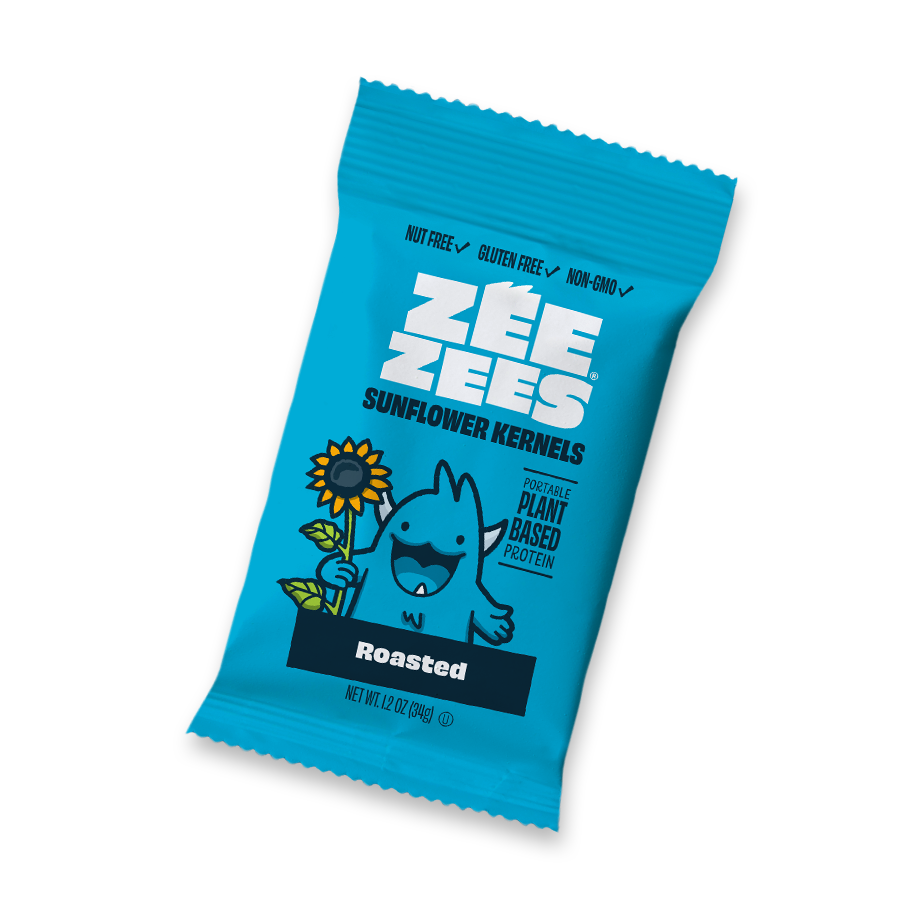 Zee Zees, Sunflower Kernels, Roasted Salted, I/W, 1.2oz